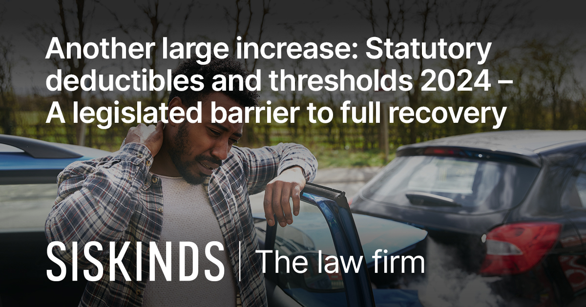 Another large increase: Statutory deductibles and thresholds 2024 – A ...