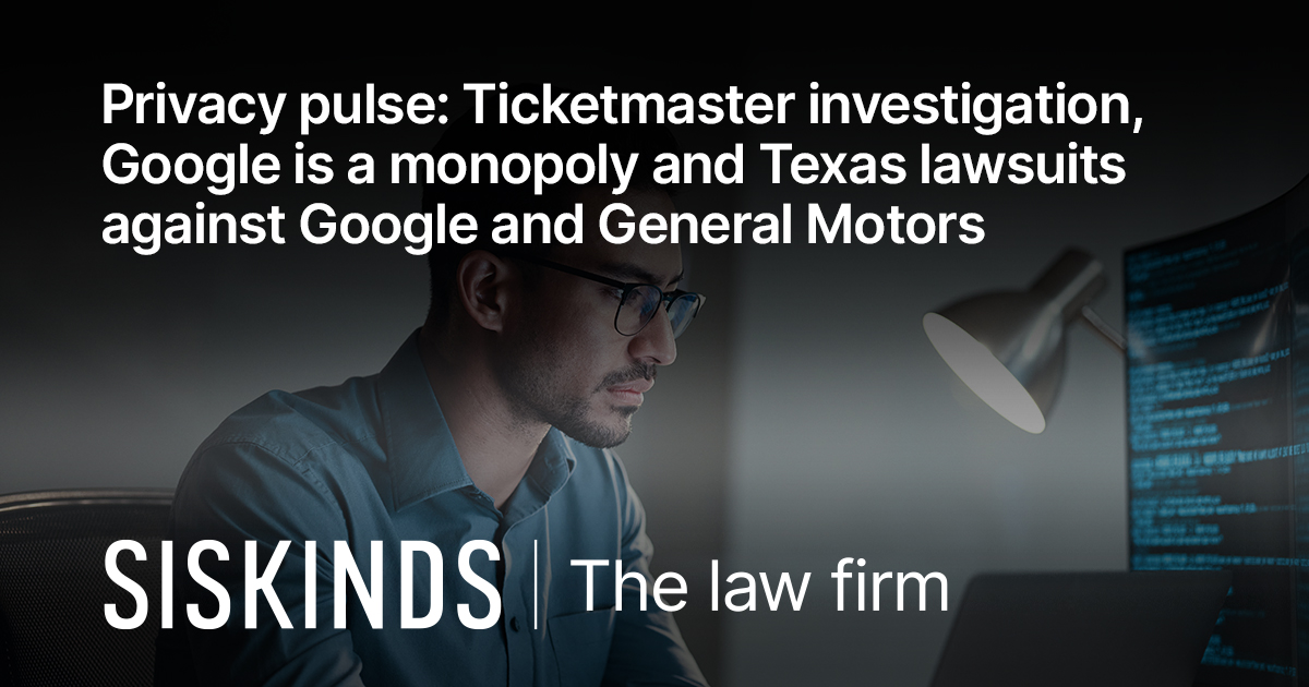 Privacy pulse: Ticketmaster investigation, Google is a monopoly and ...
